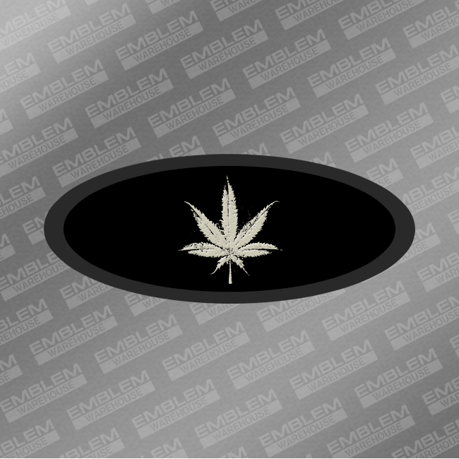 Marijuana Leaf Emblem - Fits F150, F250, F350, F450, Ranger, Edge, Exp ...
